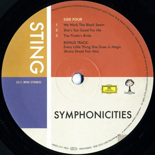 Виниловая пластинка Sting - Symphonicities (B0014588-01)